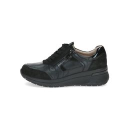Caprice Leder-Sneakers in Schwarz - 43% | Größe 38 | Damen-sneakers