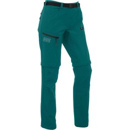 Maul Sport Zipp-Off-Trekkinghose "Oakville 2XT" in Petrol - 51% | Gr&ouml;&szlig;e 42 | Damen-sporthosen