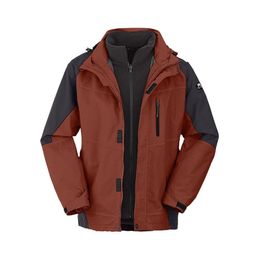 Maul Sport 3in1-Funktionsjacke "F&uuml;rstenfeld II" in Rot - 46% | Gr&ouml;&szlig;e 68 | Herren-outdoorjacken