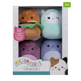 Squishmallows 4er-Set: Plüschfiguren "Carl, Yollie, Javari, Tudor" - ab 3 Jahren - (H)15 cm - 33% | Kinder-kuscheltiere