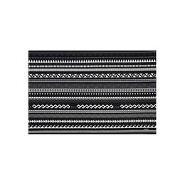 EXCELSA Badvorleger "Etnico" in Schwarz/ Wei&szlig; - (L)52 x (B)80 cm - 62% | Heimtextilien-badematten