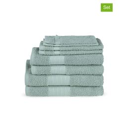 Good Morning 8tlg. Handtuch-Set in Mint - 56% | Badtextilien