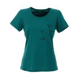 Maul Sport Funktionsshirt "Bony II" in Petrol - 46% | Gr&ouml;&szlig;e 52 | Damen-outdoor-tops-shirts