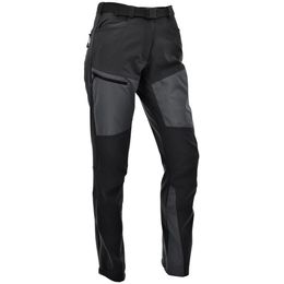 Maul Sport Hybrid-Trekkinghose "Sonntagshorn XT 10.0" - Regular fit - in Anthrazit/ Grau - 56% | Gr&ouml;&szlig;e 36 | Damen-sporthosen
