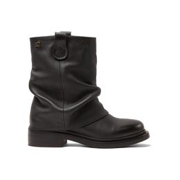 Lazamani Leder-Boots in Schwarz - 51% | Größe 36 | Damen-stiefel