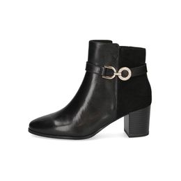 Caprice Leder-Boots in Schwarz - 44% | Größe 39 | Damen-stiefel