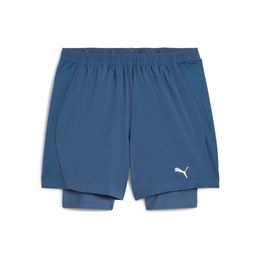 Puma 2in1-Laufshorts "Velocity" in Blau - 24% | Gr&ouml;&szlig;e L | Herren-outdoorhosen