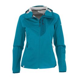 Maul Sport Softshelljacke "Wildbarren" in Petrol - 56% | Gr&ouml;&szlig;e 46 | Damen-outdoorjacken