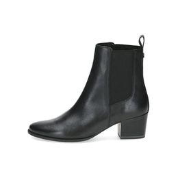 Caprice Leder-Chelsea-Boots in Schwarz - 40% | Größe 39 | Stiefeletten