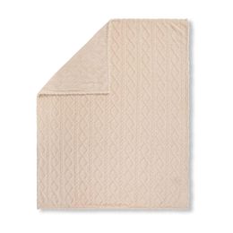 Descanso Plaid "Descanso" in Beige - 47% | Gr&ouml;&szlig;e 150x200 cm | Decken