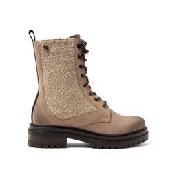 Lazamani Leder-Boots in Beige - 49% | Größe 40 | Damen-stiefel