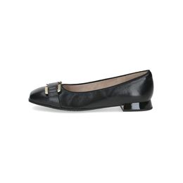 Caprice Leder-Ballerinas in Schwarz - 34% | Gr&ouml;&szlig;e 38 | Damen-ballerinas