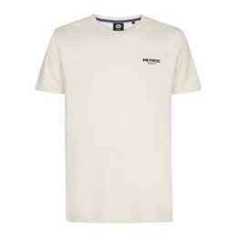 PETROL INDUSTRIES Shirt in Creme - 48% | Gr&ouml;&szlig;e M | Herren-plussize