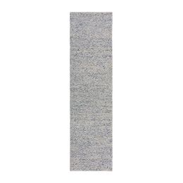 Flair Rugs Kurzflor-L&auml;ufer "Minerals" in Blau/ Creme - 61% | Gr&ouml;&szlig;e 60x230 cm |