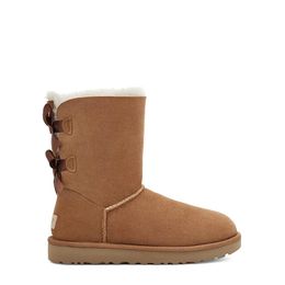 UGG Australia UGG Leder-Winterstiefel "Baily Bow II" in Braun - 17% | Größe 38 | Damen-stiefel