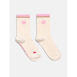 LIEBLINGSST&Uuml;CK LIEBLINGSST&Uuml;CK Damen Langsocken "KellyEP - 3er Pack Regular Socken", Gr. 39sanftes wei&szlig;, Baumwolle, Elasthan, Polyamid, metallisierte Fasern, Socken,