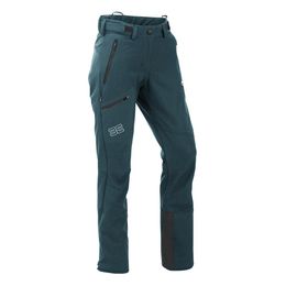 Maul Sport Softshell-Trekkinghose "Bergh&uuml;tte" in Petrol - 56% | Gr&ouml;&szlig;e 18 | Damen-sporthosen