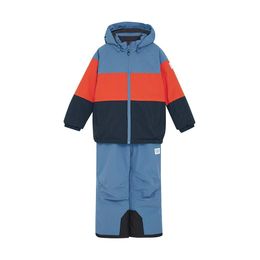 Color Kids 2tlg. Ski-Outfit in Blau/ Rot/ Dunkelblau - 35% | Größe 116 | Kinder-outdoor-jacken
