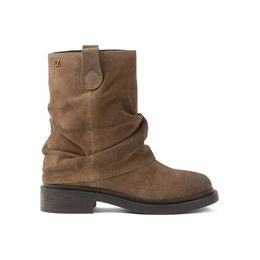 Lazamani Leder-Boots in Taupe - 51% | Gr&ouml;&szlig;e 39 | Damen-stiefel