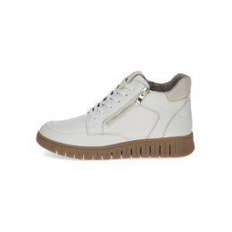 Caprice Leder-Sneakers in Creme - 40% | Gr&ouml;&szlig;e 37 | Damen-sneakers