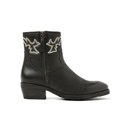 Lazamani Leder-Boots in Schwarz - 54% | Größe 40 | Damen-stiefel