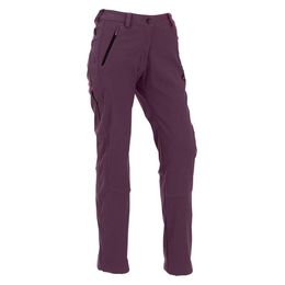 Maul Sport Softshellhose "Klosters REC" in Lila - 51% | Gr&ouml;&szlig;e 34 | Damen-sporthosen