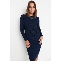 Trendyol Strickkleid in Dunkelblau - 66% | Gr&ouml;&szlig;e S | Damen-kleider