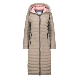 Geographical Norway Wintermantel "Azule" in Taupe - 72% | Gr&ouml;&szlig;e M | Damenjacken
