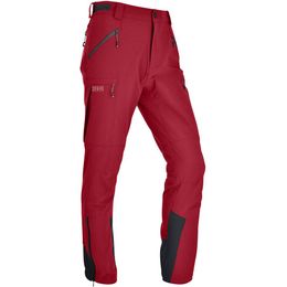 Maul Sport Trekkinghose "Gratsteig 3XT" in Rot - 50% | Gr&ouml;&szlig;e 52 | Herren-outdoorhosen