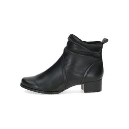 Caprice Leder-Ankle-Boots in Schwarz - 41% | Größe 40 | Stiefeletten