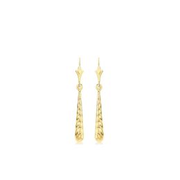 Lucardi Earrings 'Klassisch' female Gold size Onesize