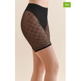 Gabriella 2er-Set: Shape-Hosen "Elegant" in Schwarz - 25% | Größe M | Damen-dessous