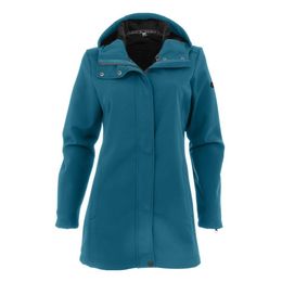 Maul Sport Softshellmantel "T&auml;llistock XT" in Petrol - 56% | Gr&ouml;&szlig;e 44 | Damen-outdoorjacken