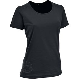 Maul Sport Funktionsshirt "Rhein" in Schwarz - 46% | Gr&ouml;&szlig;e 44 | Damen-outdoor-tops-shirts