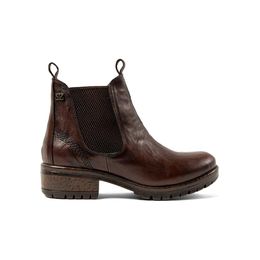 Lazamani Leder-Chelsea-Boots in Braun - 49% | Gr&ouml;&szlig;e 41 | Stiefeletten