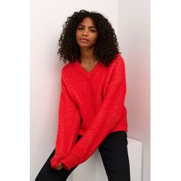 Kaffe Pullover in Rot - 68% | Gr&ouml;&szlig;e L | Damen-pullover-cardigans
