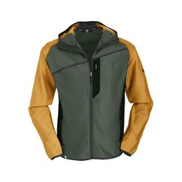 Maul Sport Fleecejacke "Taufstein II" in Khaki/ Ocker - 51% | Größe 48 | Herren-pullover-sport