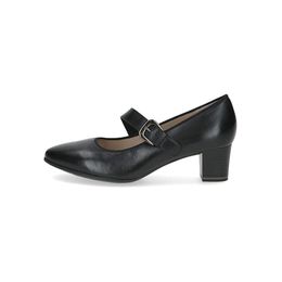 Caprice Leder-Pumps in Schwarz - 23% | Gr&ouml;&szlig;e 40,5 | Pumps