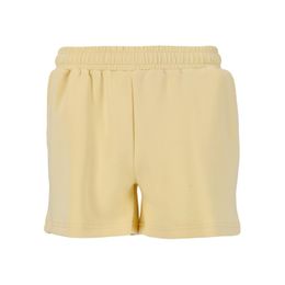 Shorts Endurance "Timmia", Jungen, Gr. 128, EURO-Größen, gelb (hellgelb), 51% Polyester, 44% Modal, 5% Elasthan, unifarben, kurz, Hosen Shorts, in atmungsaktiver Qualität