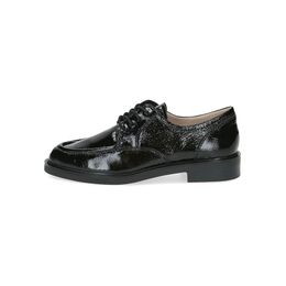 Caprice Leder-Schn&uuml;rschuhe in Schwarz - 45% | Gr&ouml;&szlig;e 40,5 | Damen-schnuerschuhe