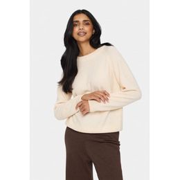 Saint Tropez Pullover "Saint Tropez" in Creme - 75% | Gr&ouml;&szlig;e M | Damen-pullover-cardigans