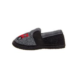 lamino Hausschuhe in Grau/ Schwarz - 80% | Gr&ouml;&szlig;e 21 | Baby-hausschuhe