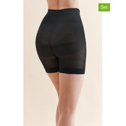 Gabriella 2er-Set: Shape-Hosen "Push-up" in Schwarz - 18% | Größe XL | Damen-dessous