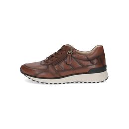 Caprice Leder-Sneakers in Braun - 43% | Gr&ouml;&szlig;e 38 | Damen-sneakers