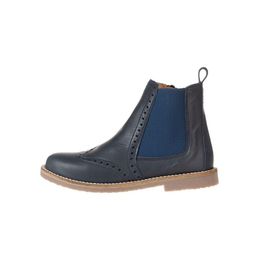 lamino Leder-Chelsea-Boots in Dunkelblau - 60% | Gr&ouml;&szlig;e 31 | Kinderstiefeletten