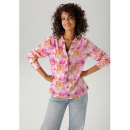Aniston Bluse in Pink/ Orange - 57% | Gr&ouml;&szlig;e 38 | Damen-blusen