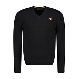 Canadian Peak Pullover "Felineak" in Schwarz - 60% | Gr&ouml;&szlig;e XXL | Herren-plussize