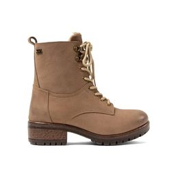 Lazamani Leder-Boots in Taupe - 49% | Größe 37 | Damen-stiefel