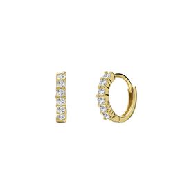 Lucardi Earrings 'Klassisch' female Gold size Onesize