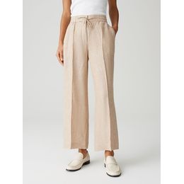 Opus Leinen-Hose in Beige - 54% | Gr&ouml;&szlig;e 36 | Damenhosen